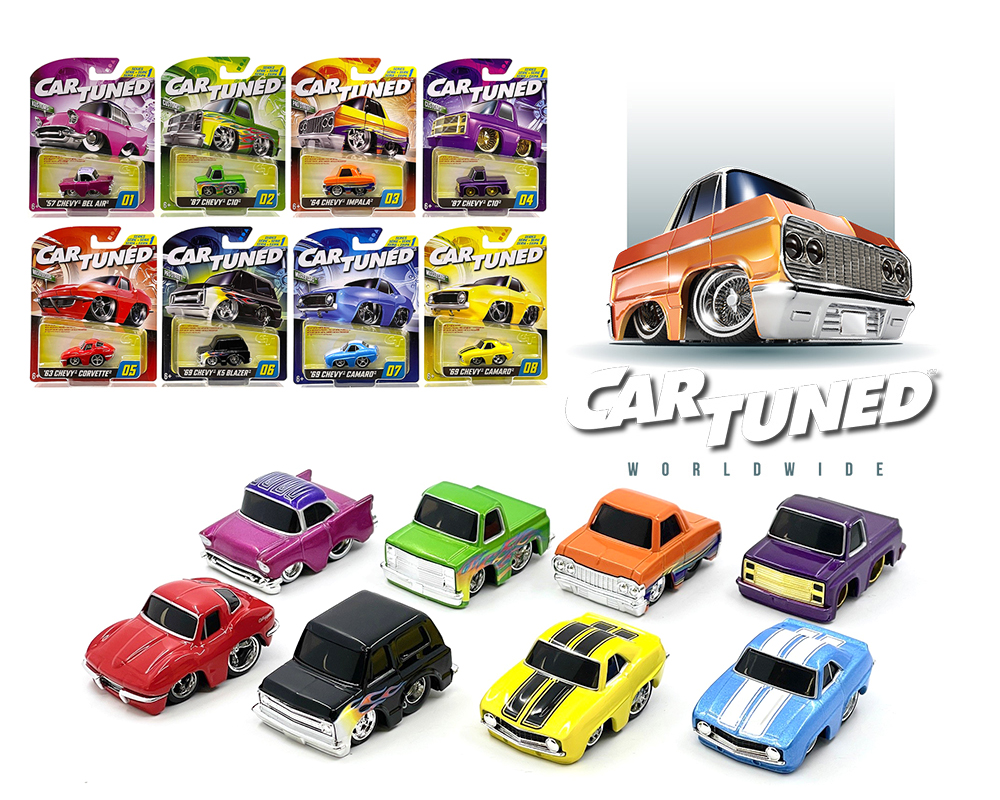 CAR TUNED 1/64 2024 SERIES 1 SET OF 8 / *FREE USA SHIPPING-www.1stopdiecast.com